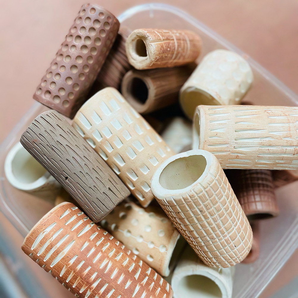 Make Your Own Custom Texture Tools Workshop – Naomi Clement Ceramics